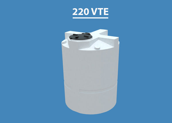 220 Gallon Vertical Encapsulated HDPE Tank HD Enclosed Custom Roto Mol ...